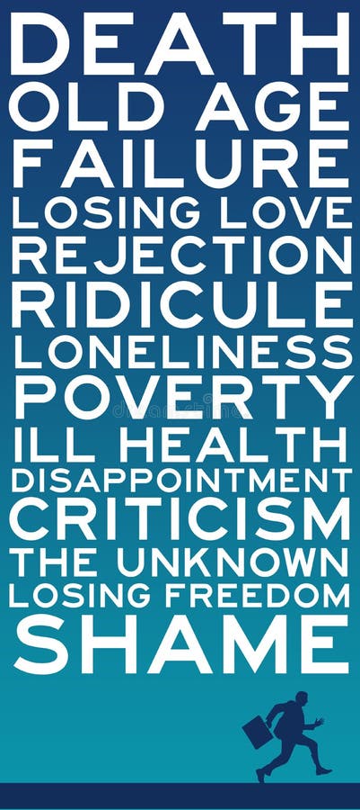 Human Fears Infographic Set Stock Vector - Illustration of background ...