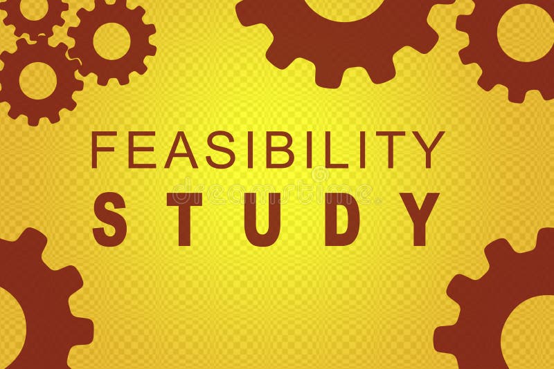 FEASIBILITY STUDY concept stock illustration. Illustration of marketing ...