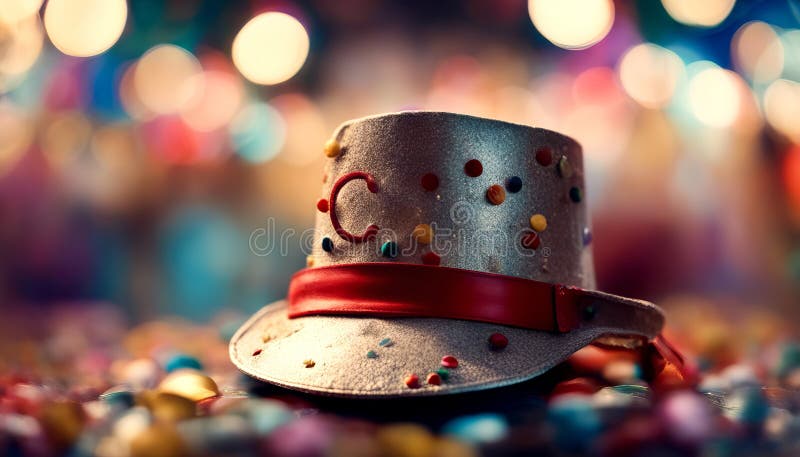 Feast Birthday a Background Carnival Year Hat Celebrate Celebration Cap ...