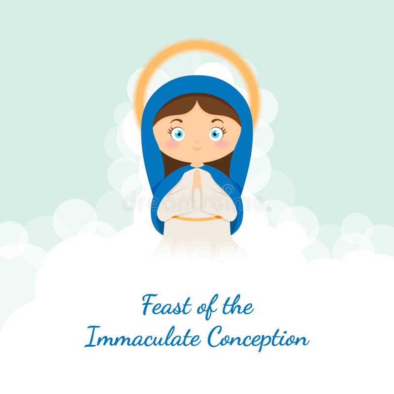 Immaculate Conception Of Mary Clipart