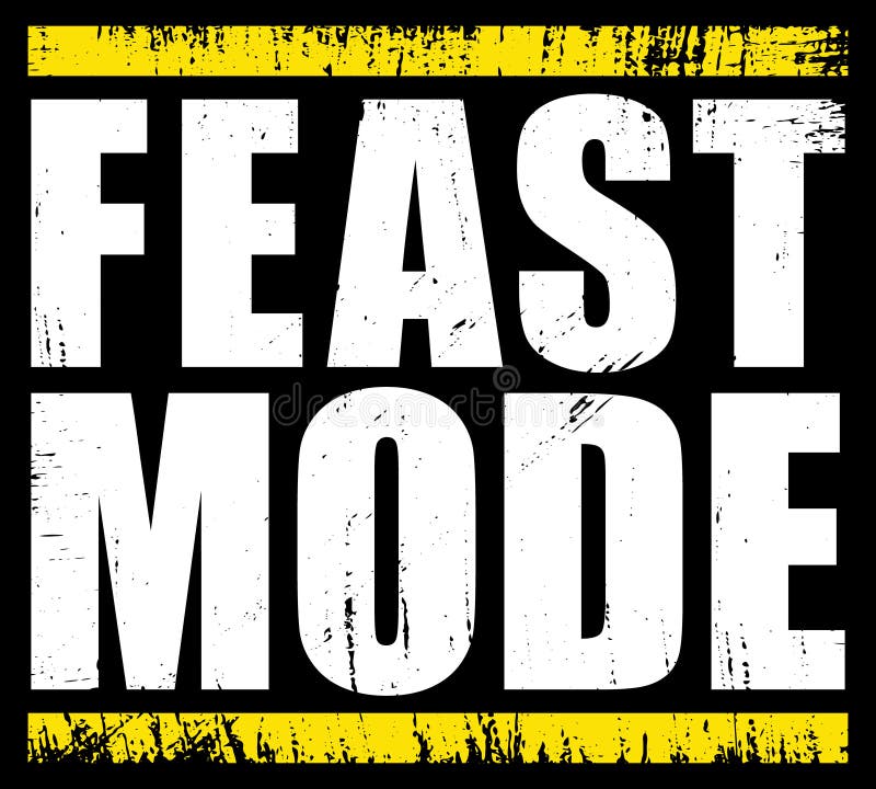 Feast mode stock vector. Illustration of message, card - 240191870