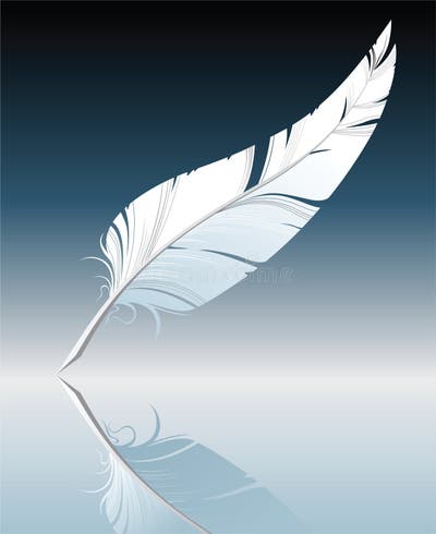 Feather stock vector. Illustration of renaissance, close - 18039786