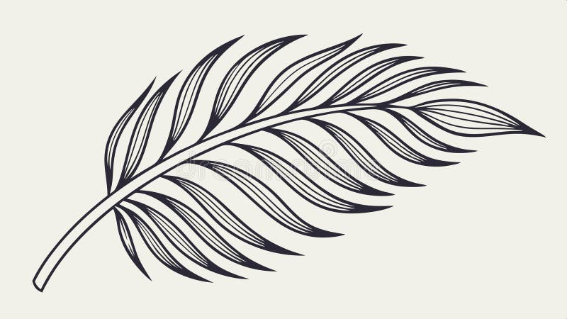 Feather Corner Design, Nature Frame, Avian Element, Light Border ...