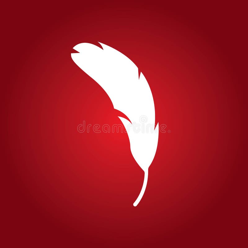 Feather icon stock vector. Illustration of design, pencil - 225209429