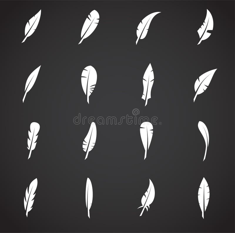 Feather Icons Set on Background for Graphic and Web Design. Creative ...