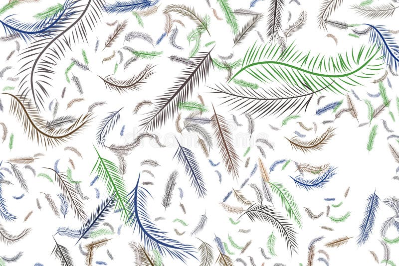 The Feather Illustrations Background Abstract, Hand Drawn. Art, Effect ...