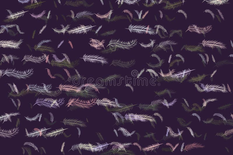The Feather Illustrations Background Abstract, Hand Drawn. Messy ...