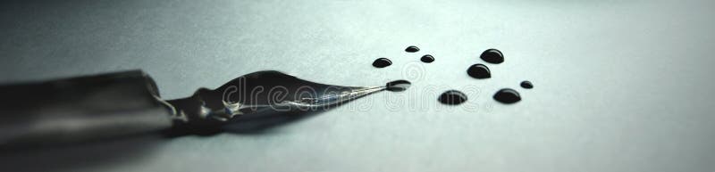 Feather and ink stock photo. Image of sheet, antiques - 13919236