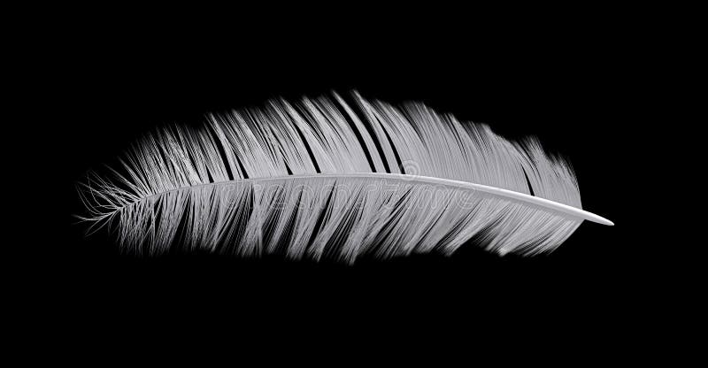 Feather and Ink Bottle - 3d Render Stock Illustration - Illustration of ...