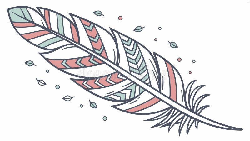 Feather with Ink Splatter, Artistic Writing and Creative Design Element ...