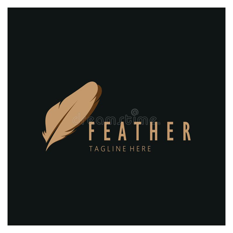 Feather Logo, Feather Pen Logo, Law Firm Feather Logo Vector Simple ...