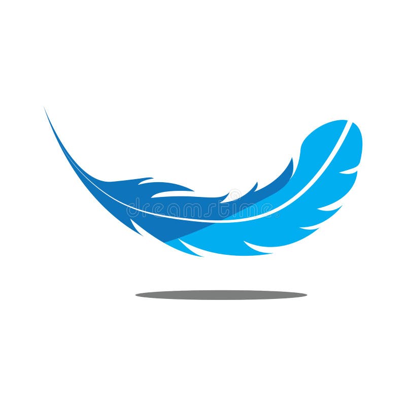Feather logo vector stock vector. Illustration of smooth - 277467417