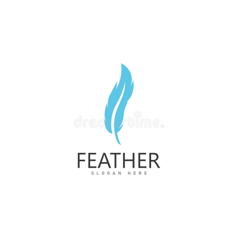 Feather logo stock vector. Illustration of companies - 83767817