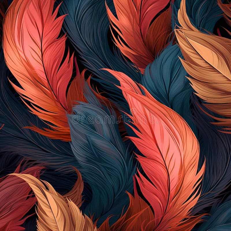 Feather Ai Generated Stock Illustrations – 27,261 Feather Ai Generated ...