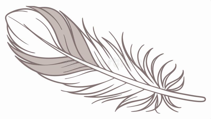 Feather Quill Pen Writing Instrument Design Vector Design Generative AI ...