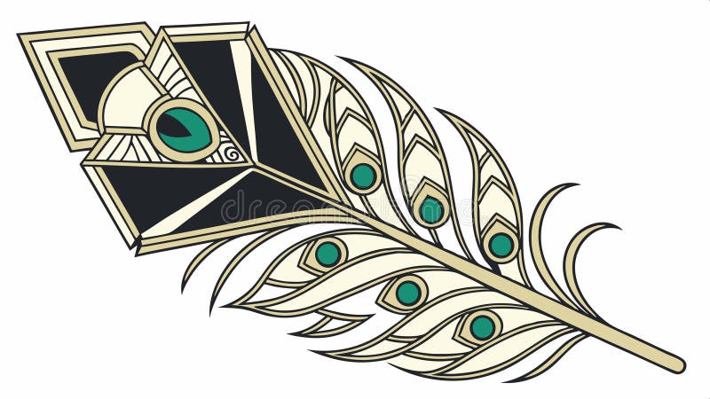 Feather Quill Pen, Writing and Vintage for Classic Script Design Vector ...