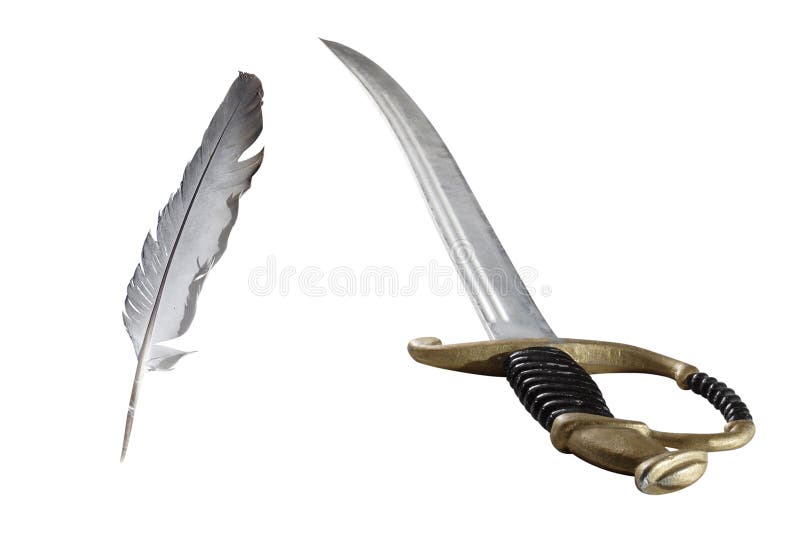 Tomahawk and Feathers stock image. Image of crafted, hide - 23583143