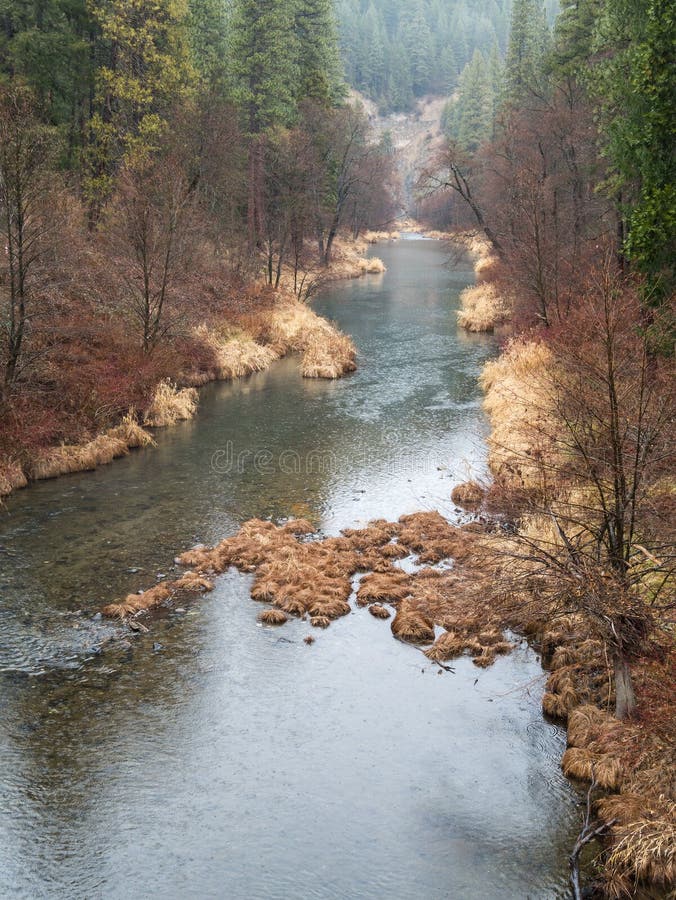 Feather River Canyon in Winter Stock Image - Image of feather, creek ...