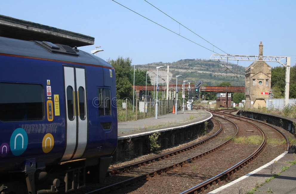 Feather and Semaphore Signals, Carnforth Station Editorial Stock Image ...