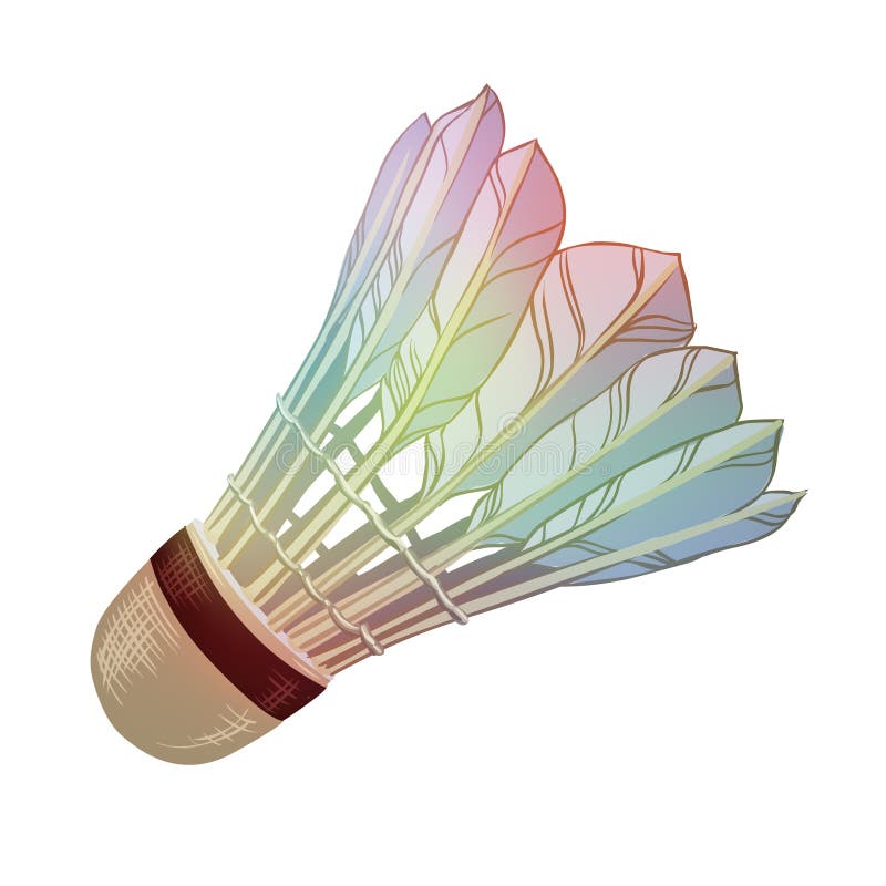 Shuttlecocks for Badminton Icons. Elements of Sport Element in Multi Colored Icons. Premium ...