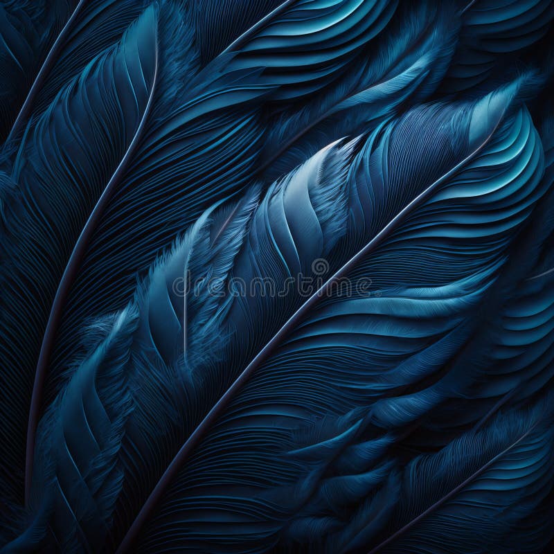 Feathery Textured Background (generative AI) Stock Illustration ...