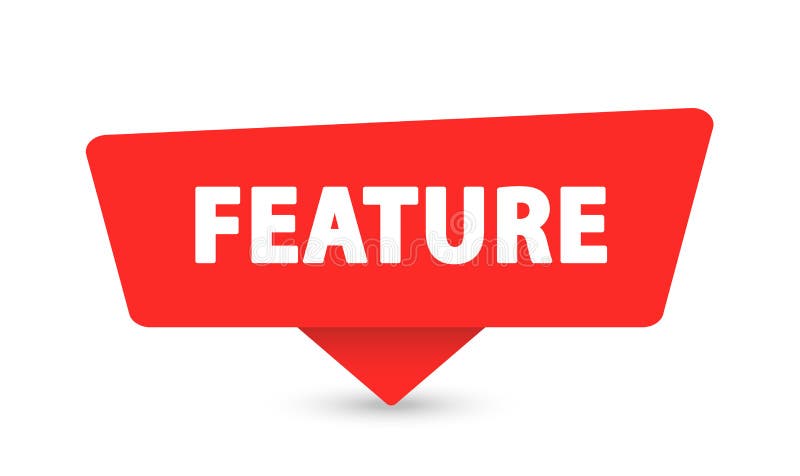 Feature - Banner, Speech Bubble, Label, Sticker, Ribbon Template ...