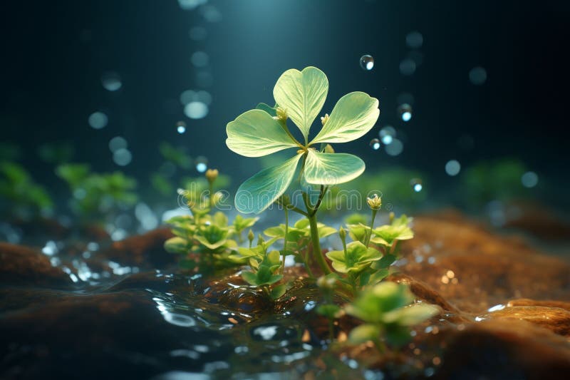 Feature a Creative Representation of a Clover Stock Illustration ...