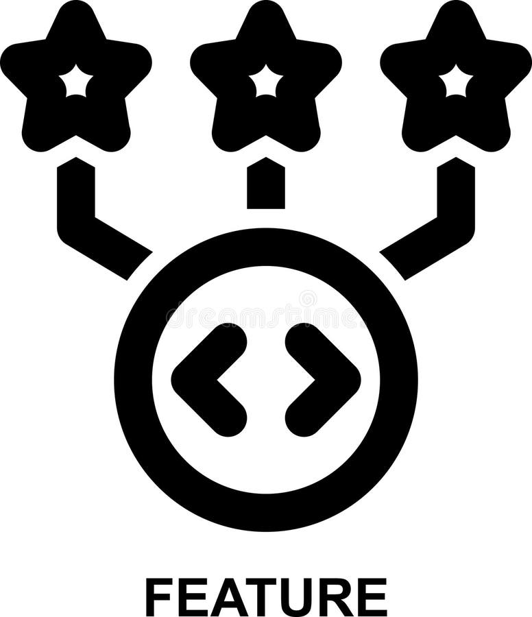 Feature Software Application Programming Program Product Outline Icon Stock Vector