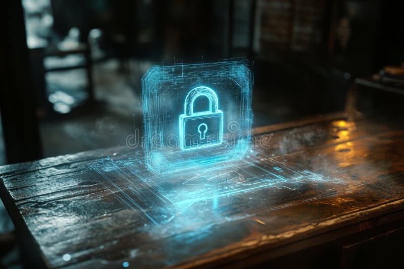 Featured Image is a Portrait of a Desktop Computer with Holograms of ...