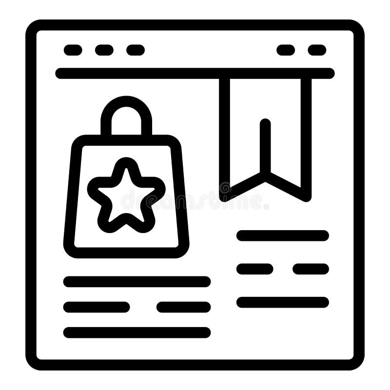 Featured Product Icon Outline Vector. Feature Idea Stock Vector ...