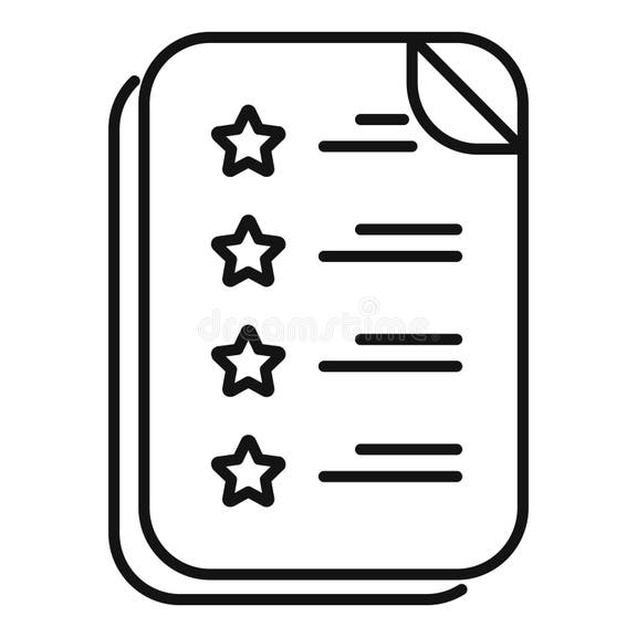 Featured Product List Icon Outline Vector. Event Help Stock Vector ...