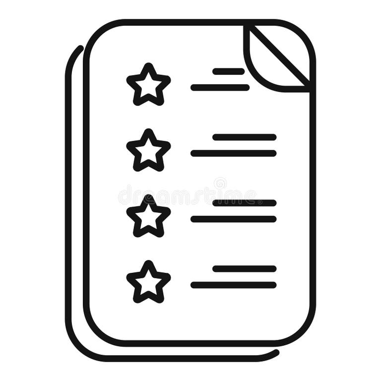 Featured Product List Icon Outline Vector. Event Help Stock Vector ...