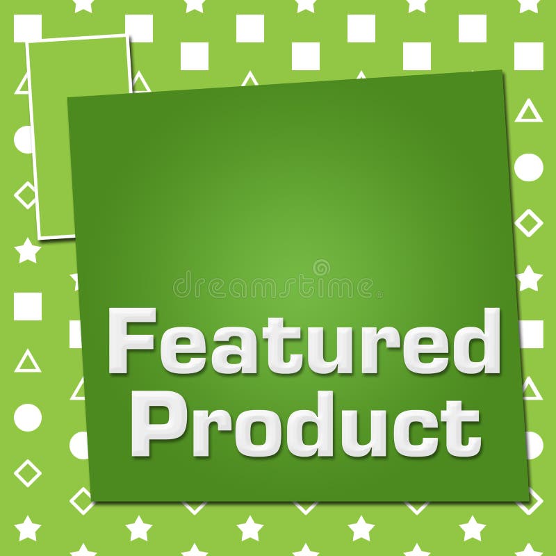 Featured Product Green Basic Symbol Squares Stock Illustration ...
