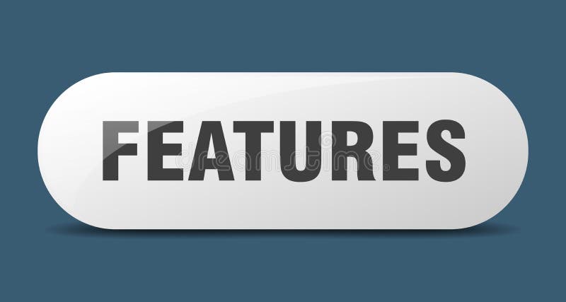 Features Button. Features Sign. Key. Push Button Stock Vector ...