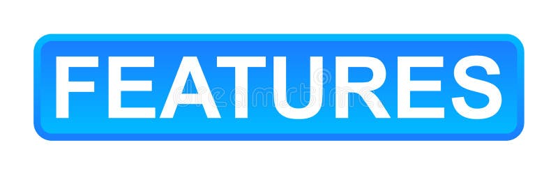 Features button stock vector. Illustration of data, communication ...