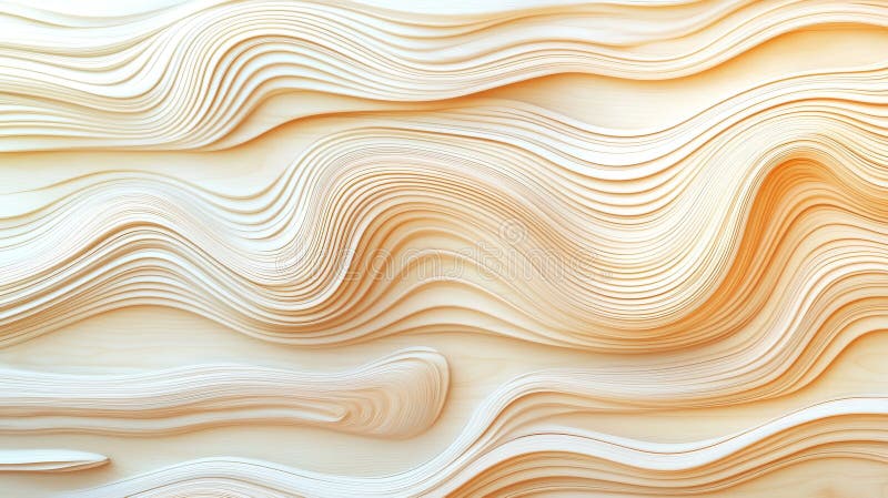 It Features a Continuous Grain Design in Rich Brown Hues, Suitable for ...