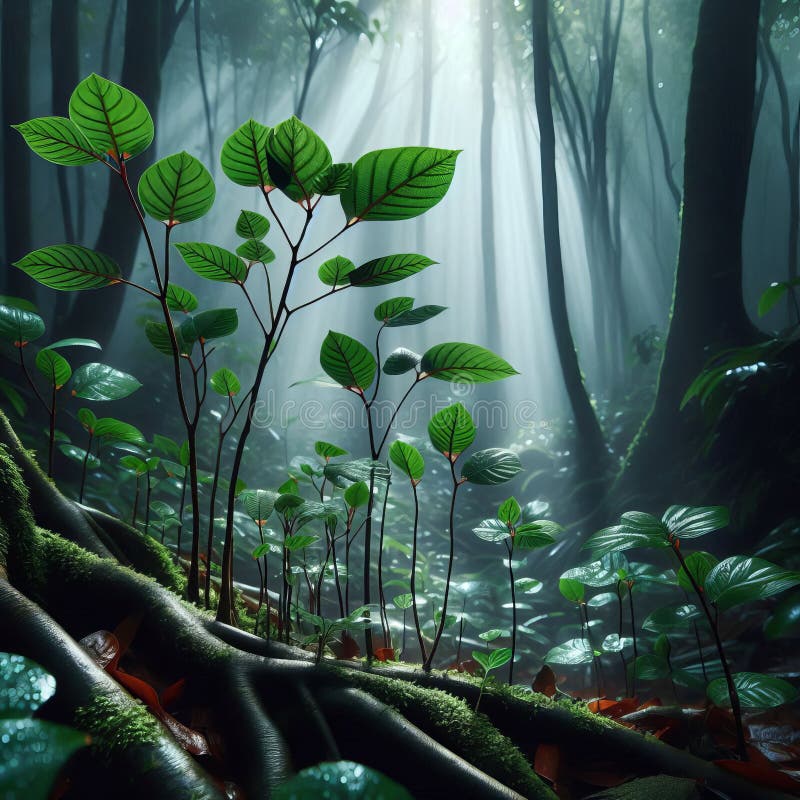 Features Lance Shaped Leaves Narrower Than Typical Beech Lea Stock ...