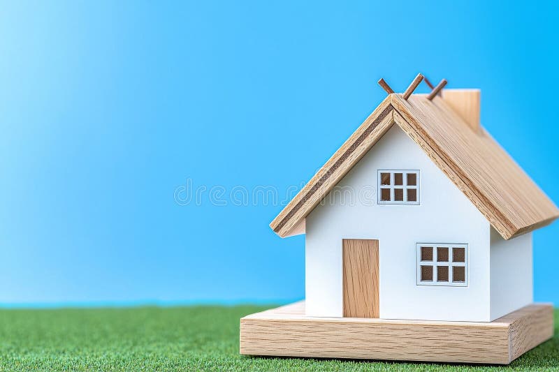 Features of a Modern Wooden Structure Made from Laminated Timber. Stock ...