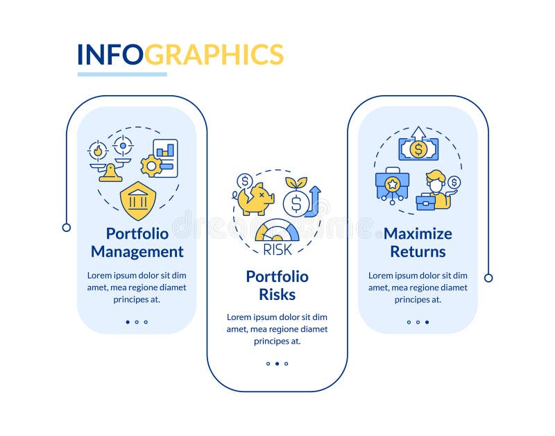 Features of Portfolio Management Rectangle Infographic Template Stock ...