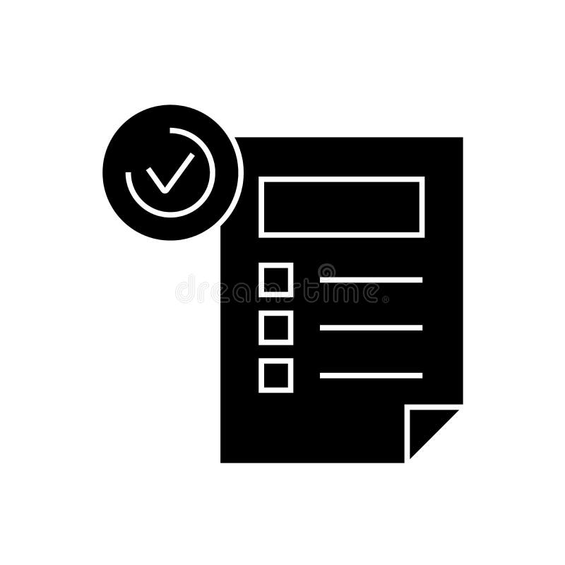 Features Sheet Black Vector Concept Icon. Features Sheet Flat ...