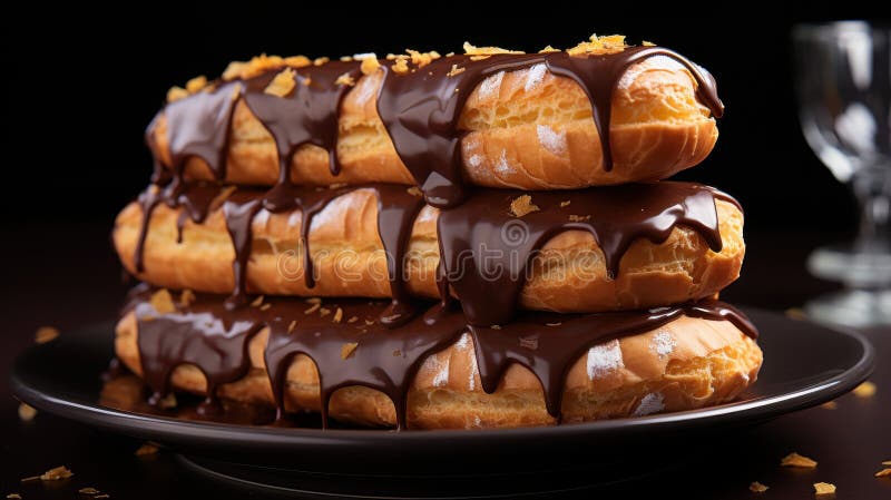 Eclair Stack Stock Illustrations – 56 Eclair Stack Stock Illustrations ...