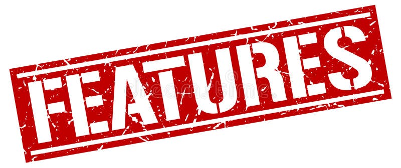 Features stamp stock vector. Illustration of seal, grungy - 120114762