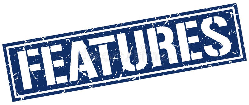 Features stamp stock vector. Illustration of vintage - 99303340