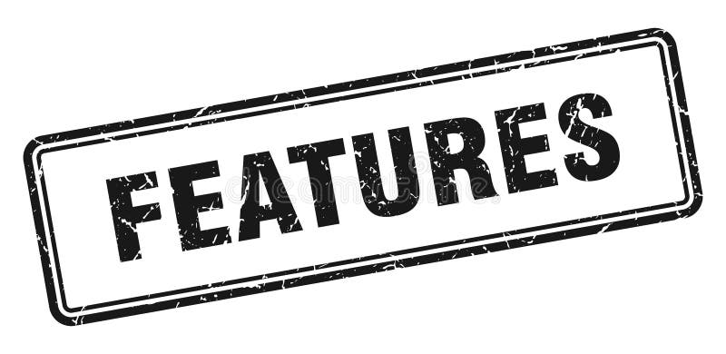 Features stamp stock vector. Illustration of grunge - 153544645