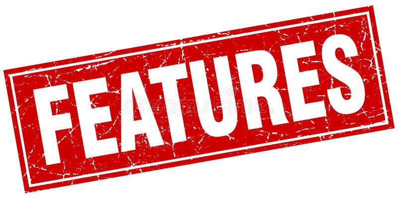 Features stamp stock vector. Illustration of sign, banner - 125214573