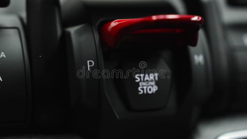 Features Start Engine Button, Digital Display, and Steering Wheel with ...