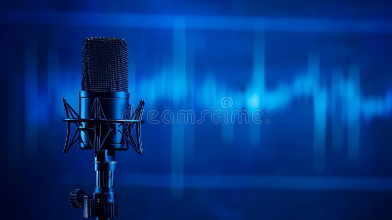 Radio Studios Blue Waves Banner Stock Photos - Free & Royalty-Free ...