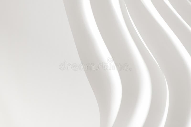 Features a White Fabric with a Smooth Surface and Curved Edges Stock ...