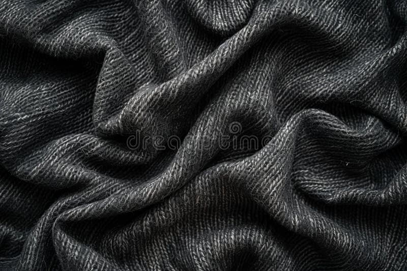Featuring a Black Felt Fabric Texture Background, Seamless Pattern of ...