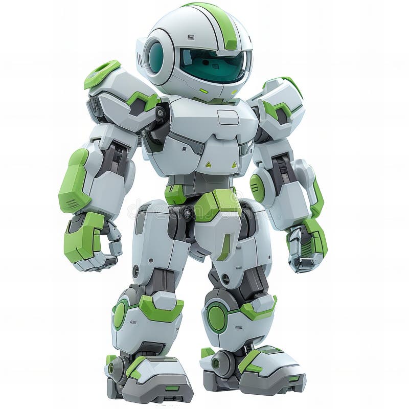 Featuring a Blank Robot Isolated on White Background , High Resolution ...